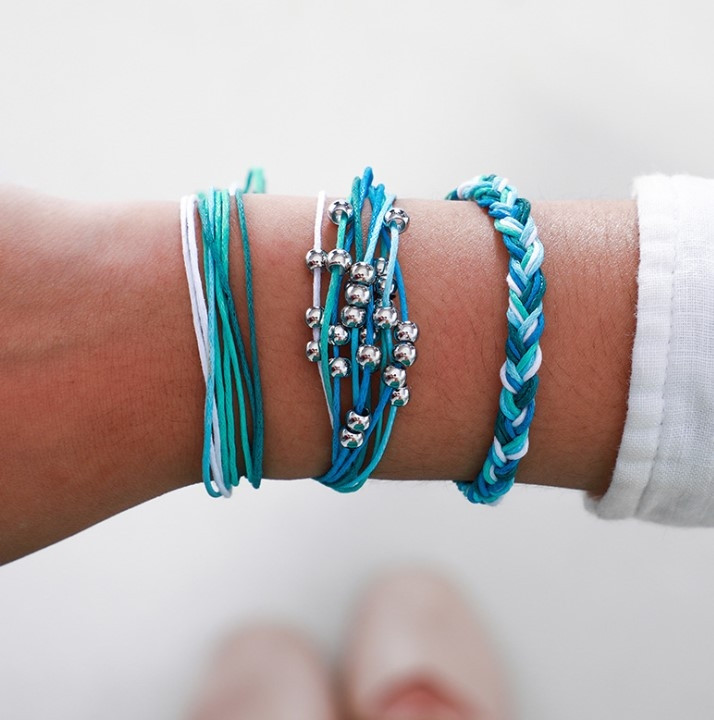 Multicolor String Braided Colorful 3pcs Bracelet Set | SayaBling