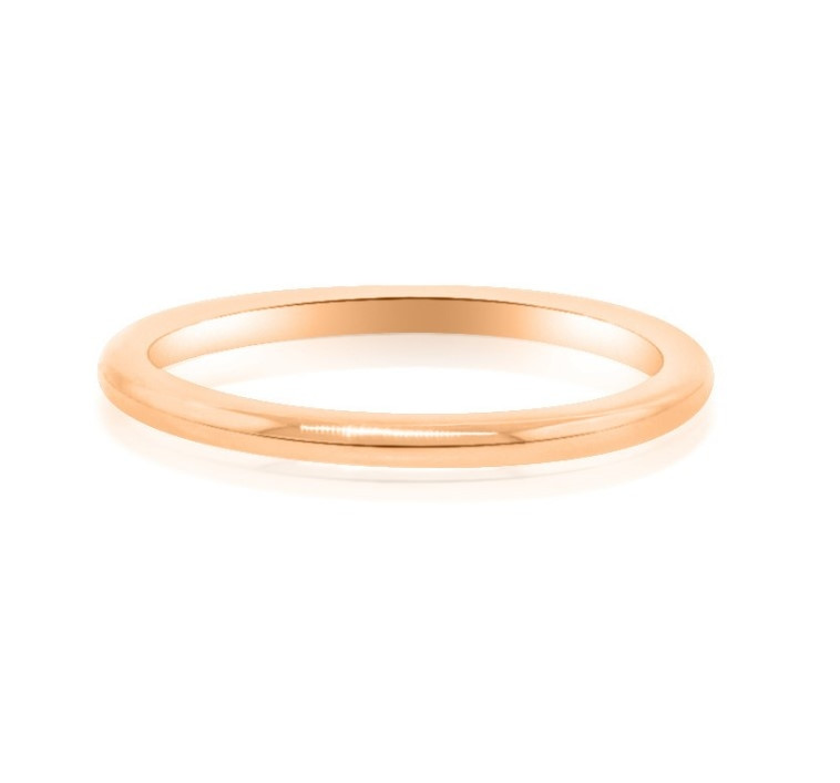 Handmade Simple Design Wedding Women‘s Band | SayaBling